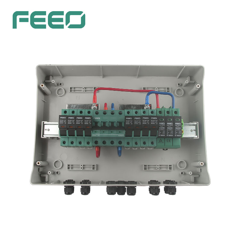 DC PV combiner box 1000v 4 in 1 out,Combiner box 1000V - YUEQING FEEO ...
